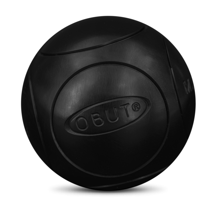 Obut MATCH 1-grade striated, half-soft stainless steel petanque boule