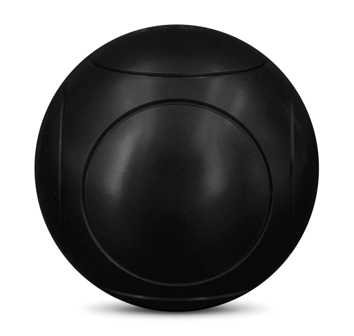 Obut MATCH 1-grade striated, half-soft stainless steel petanque boule