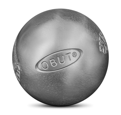 Boule de pétanque en acier inoxydable Obut