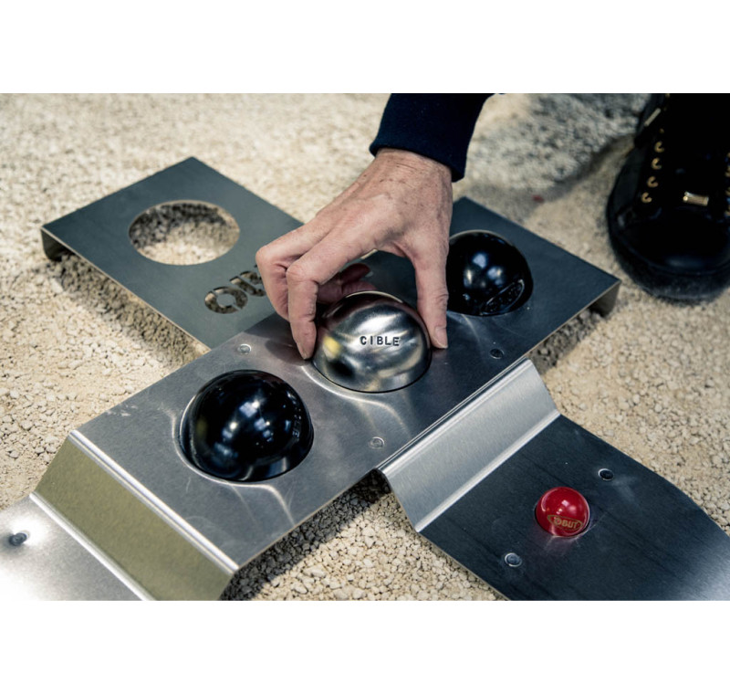 Stainless steel template for precision shooting - Obut official shop