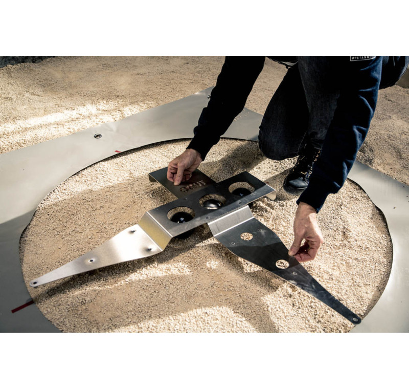 Stainless steel template for precision shooting - Obut official shop